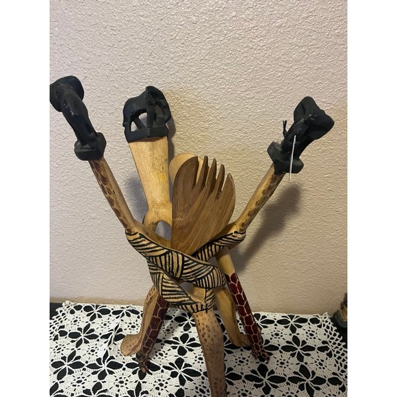 Botswana Craft | Accents | Botswana Hand Crafted Interlocking Wood ...